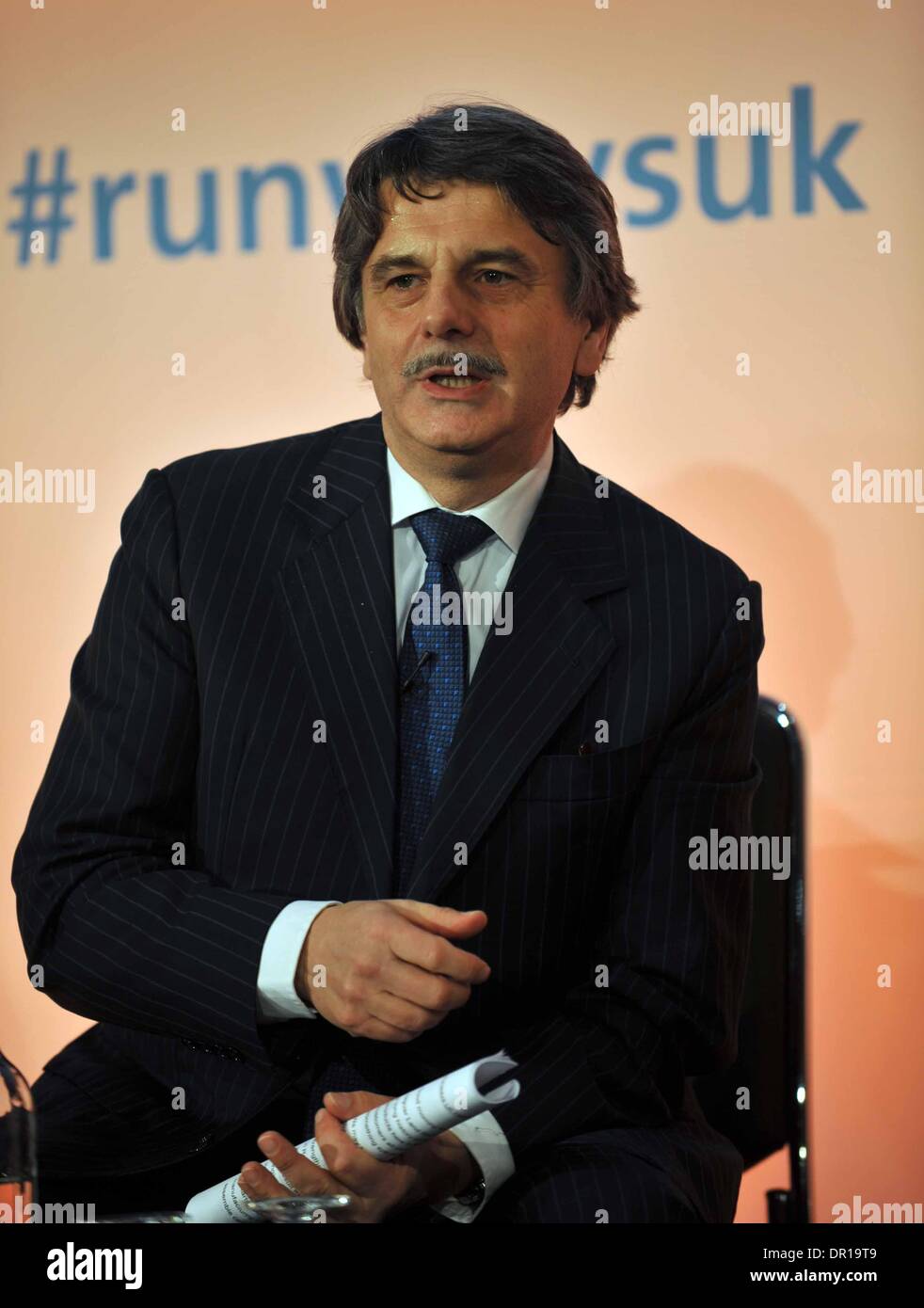 Runways UK conference, London. Britain, UK. Dr Ralf Speth CEO of Jaguar ...