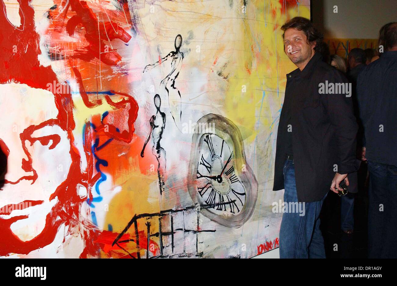 DANIEL MALTZMAN . ATTENDS THE DANIEL MALTZMAN ART EXHIBIT AT THE LURIE ...