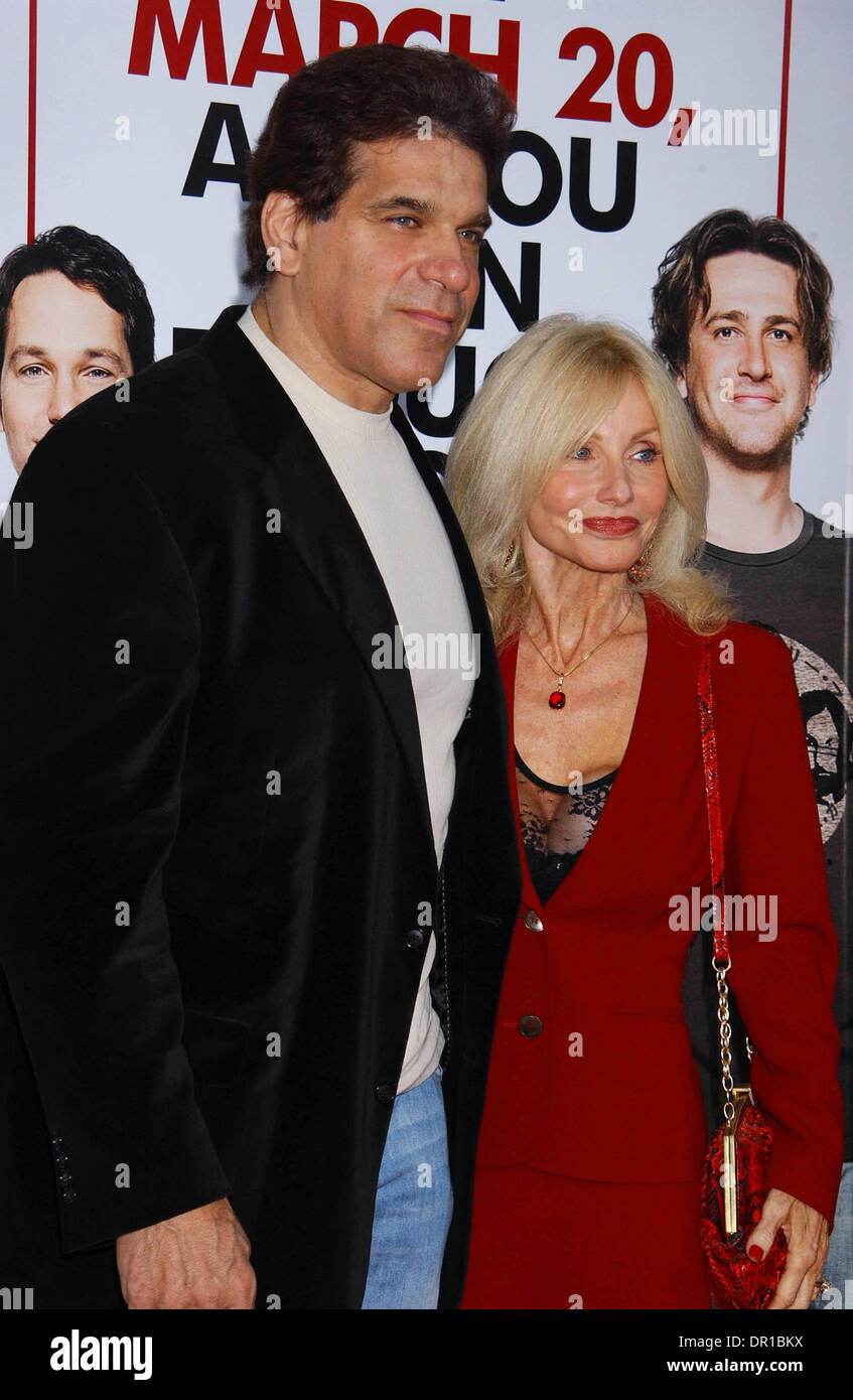 LOU FERRIGNO & WIFE CARLA.The premiere of the new movie from DreamWorks ...