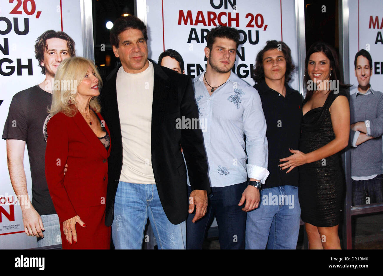 LOU FERRIGNO & FAMILY.The premiere of the new movie from DreamWorks ...