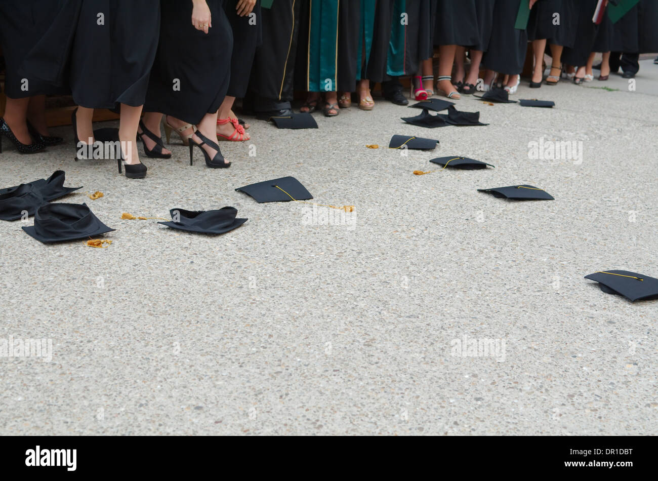 Graduation hat throwing hi-res stock photography and images - Alamy