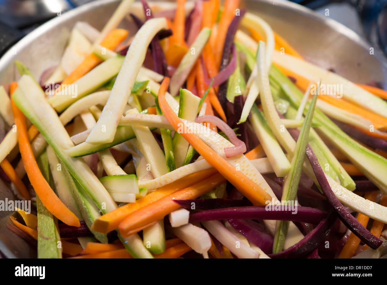 The making of a sause with mixed vegetables Stock Photo - Alamy