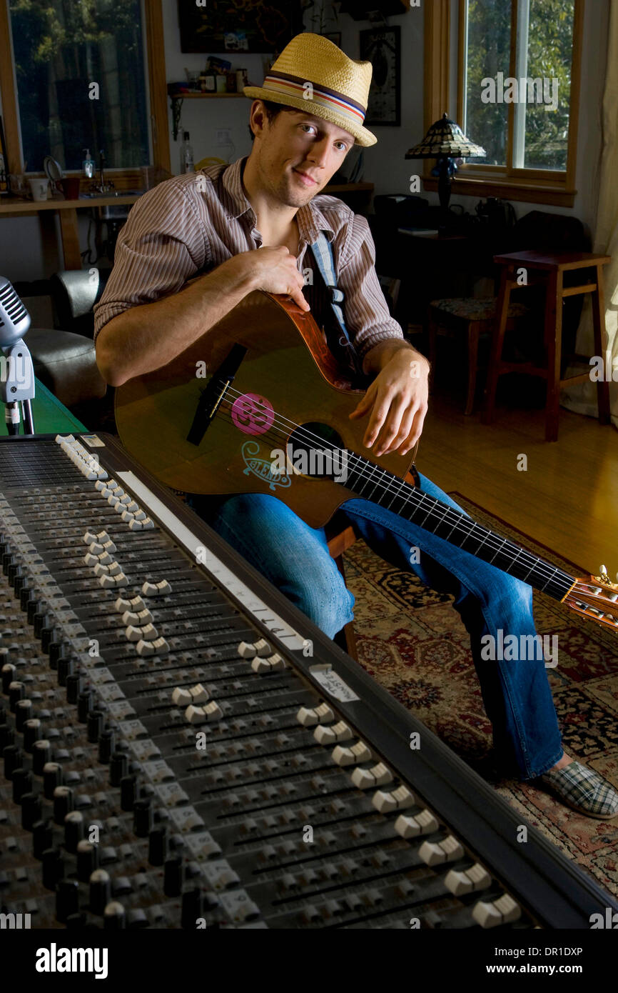 Jan 06, 2009 - Oceanside, California, USA - At his home studio. JASON ...