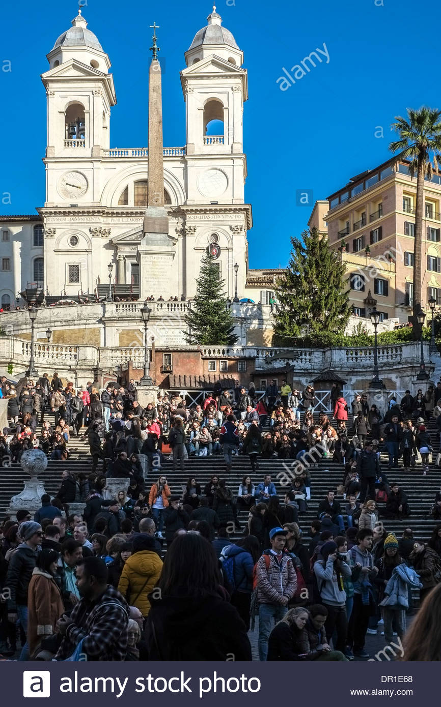 Rome Stairs High Resolution Stock Photography and Images - Alamy