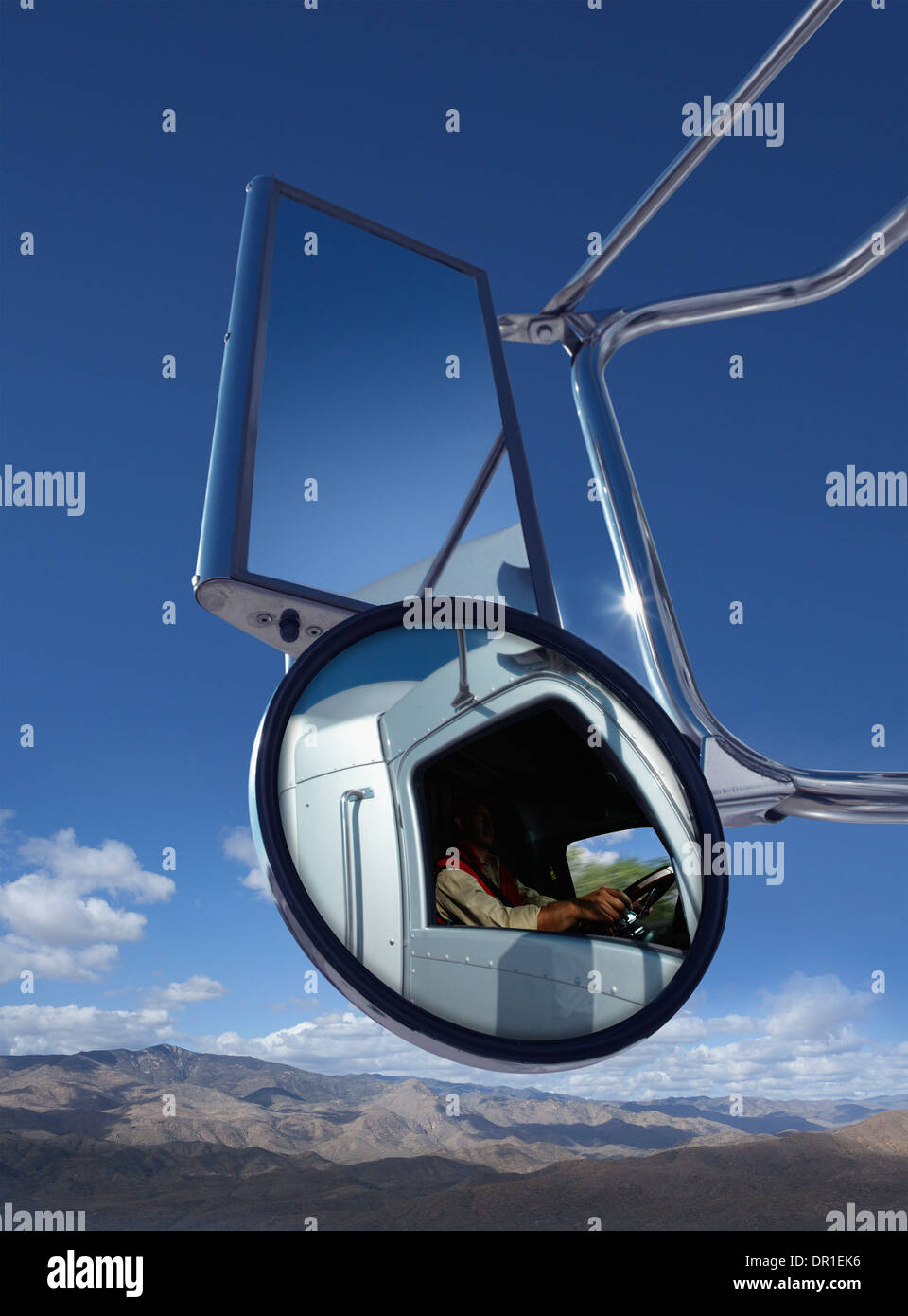 Trucker side mirror hi-res stock photography and images - Alamy
