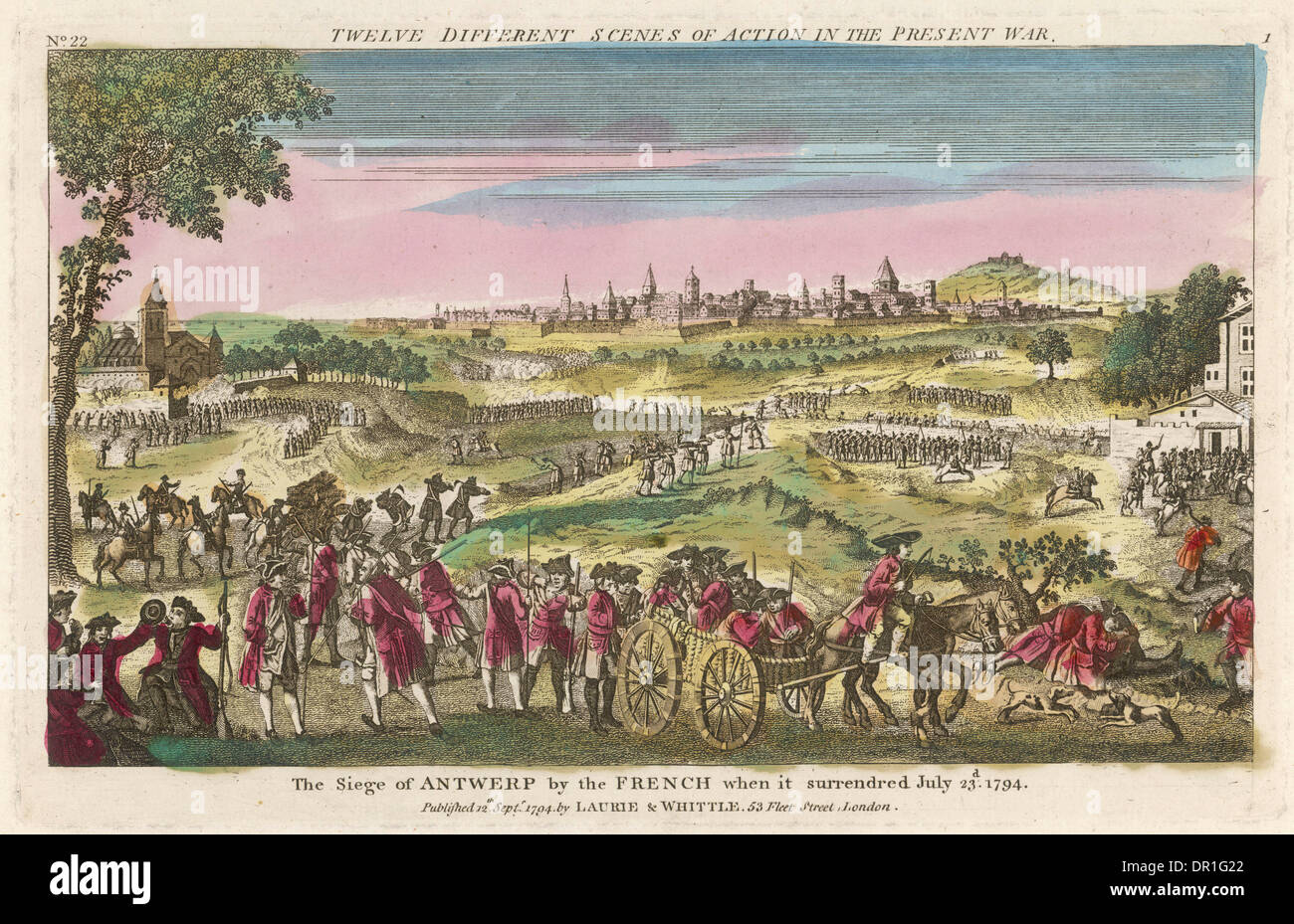 FRENCH TAKE ANTWERP Stock Photo - Alamy