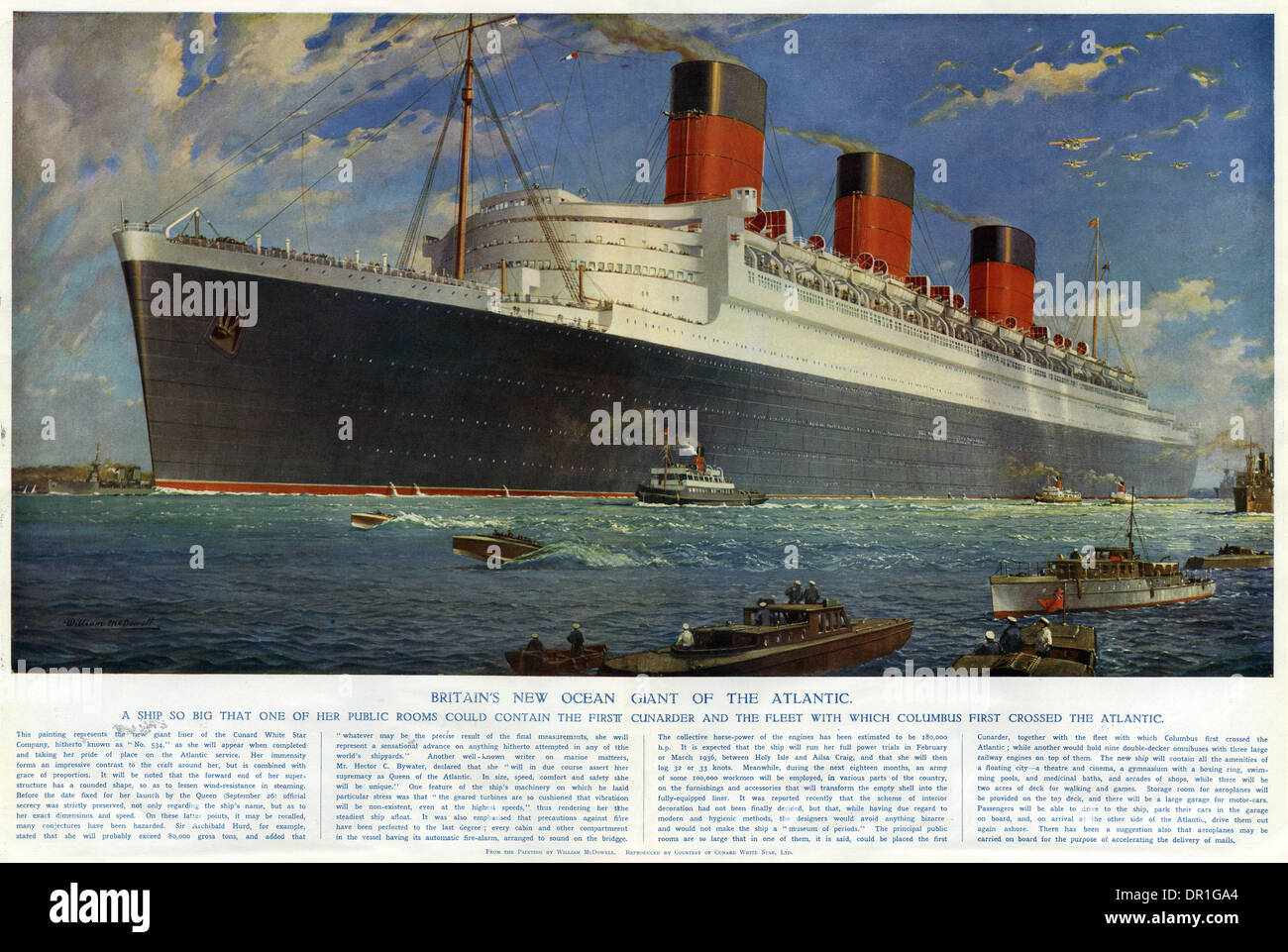 Queen Mary Ocean Liner Stock Photo - Alamy