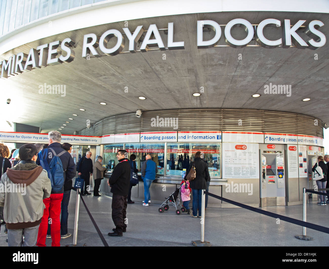 The Emirates Air Line (Thames cable car) Royal Docks terminal, London ...