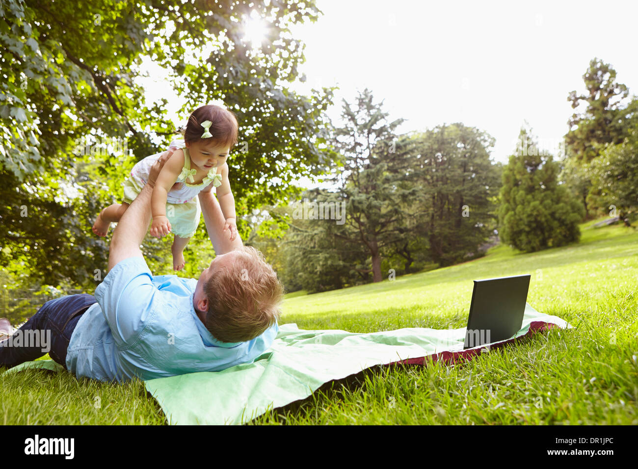 Father playing child in hi-res stock photography and images - Alamy
