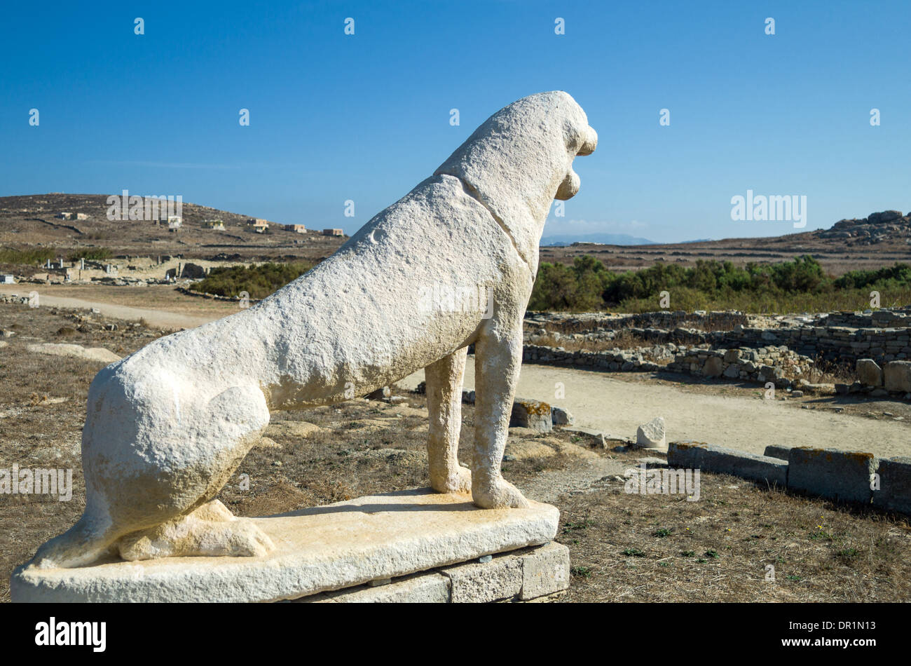 Delos lion statues High Resolution Stock Photography and Images - Alamy