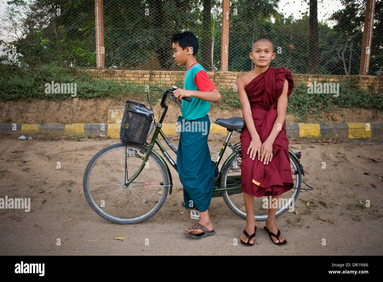 Myanmar, Tangoo, boys Stock Photo - Alamy