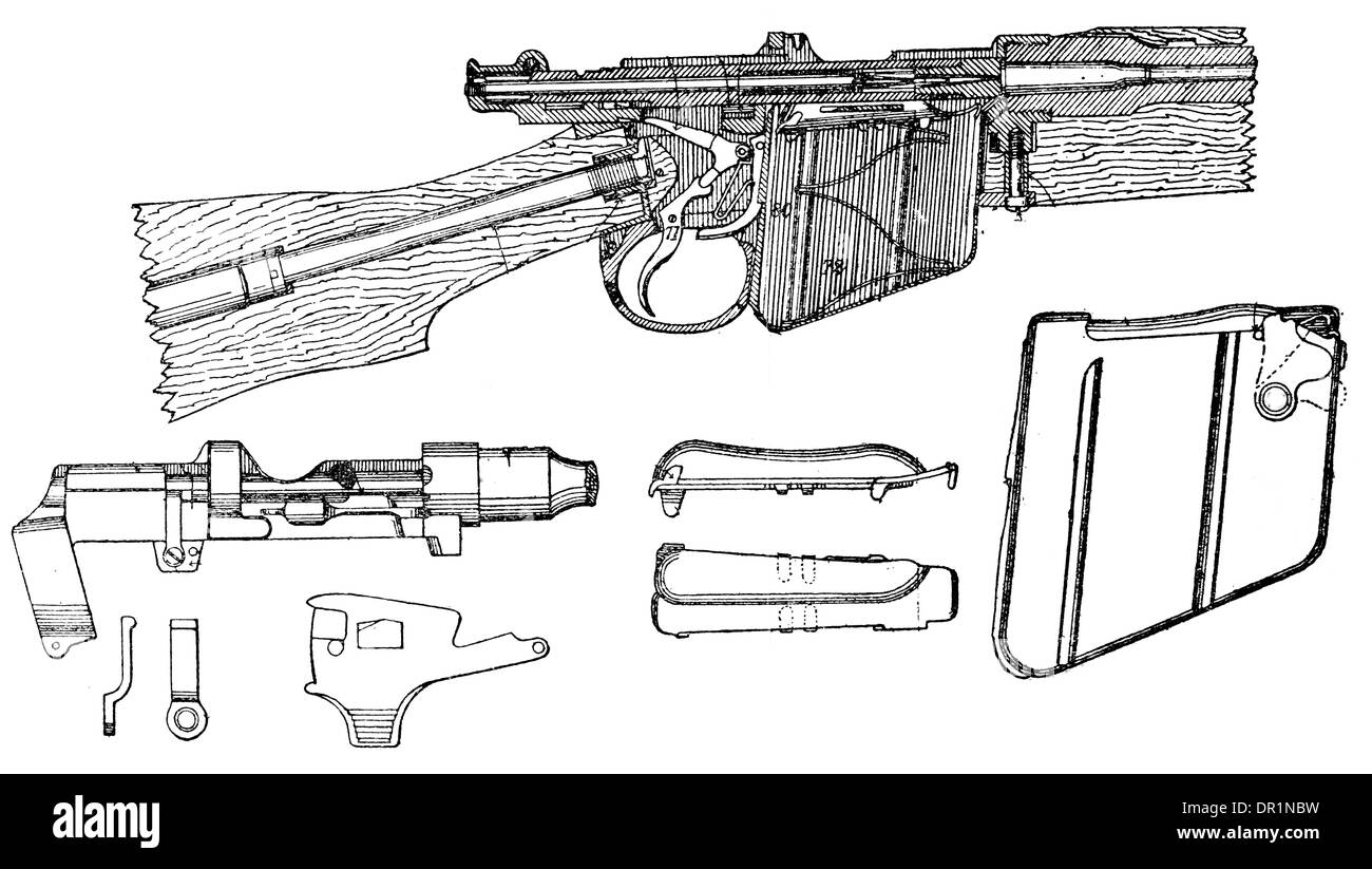 Charger loading lee enfield Cut Out Stock Images & Pictures - Alamy