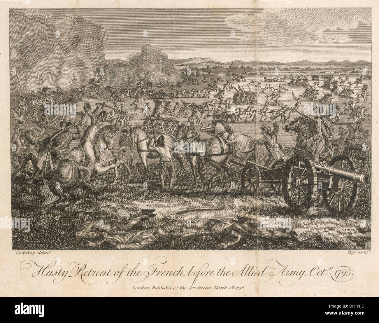 FRENCH RETREAT 1795 Stock Photo - Alamy
