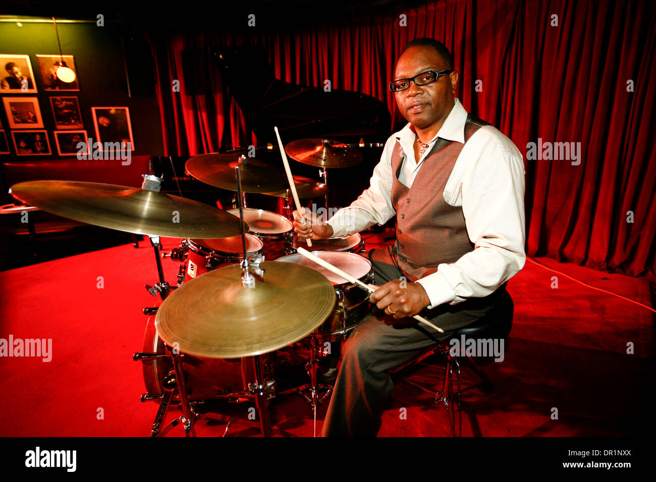 Dec 21, 2008 - New York , New York, USA - Drummer LEWIS NASH performing ...