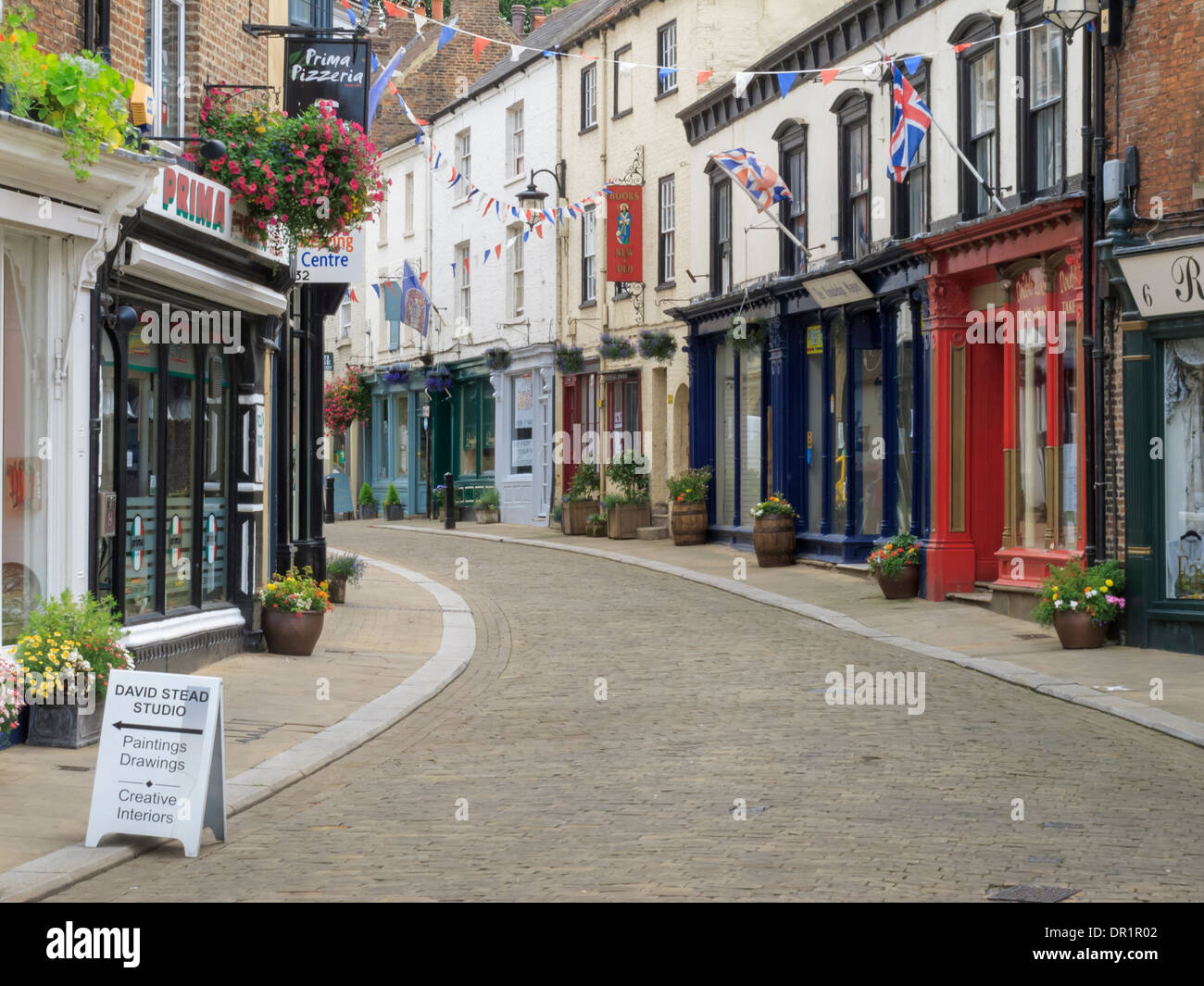 KIrkgate Ripon North Yorkshire England Stock Photo - Alamy