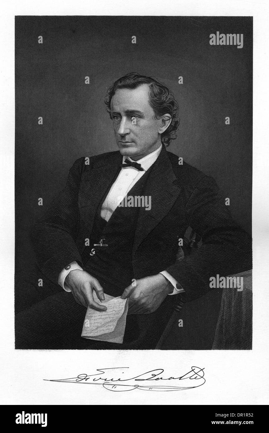 EDWIN BOOTH, ACTOR Stock Photo - Alamy