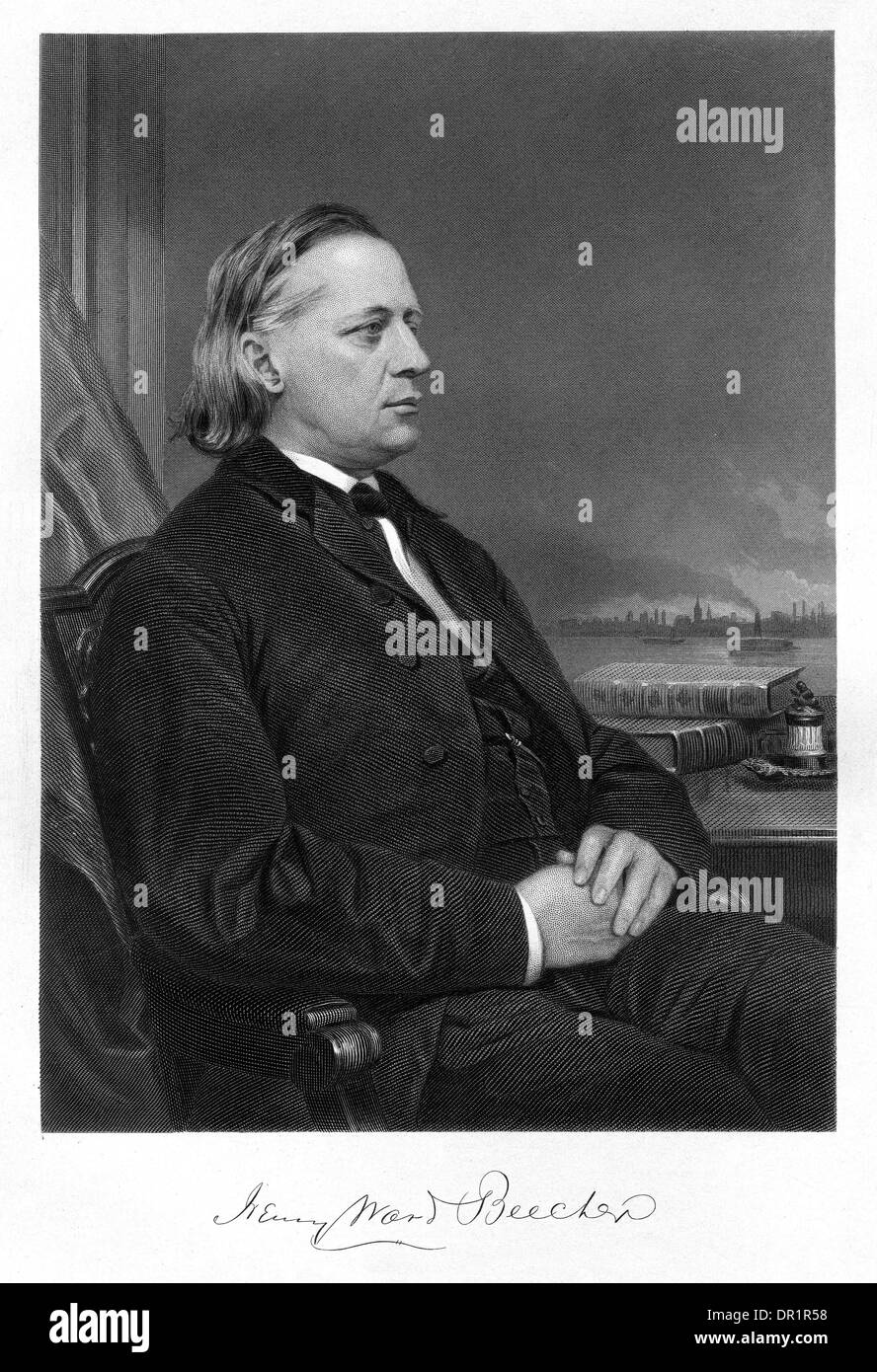 HENRY WARD BEECHER Stock Photo - Alamy