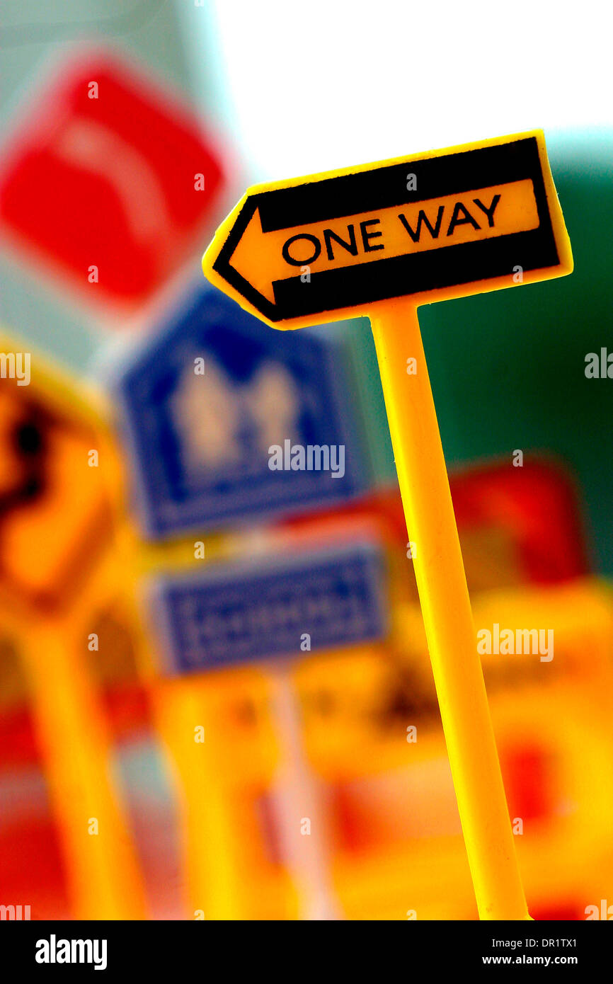 toy road signs Stock Photo - Alamy