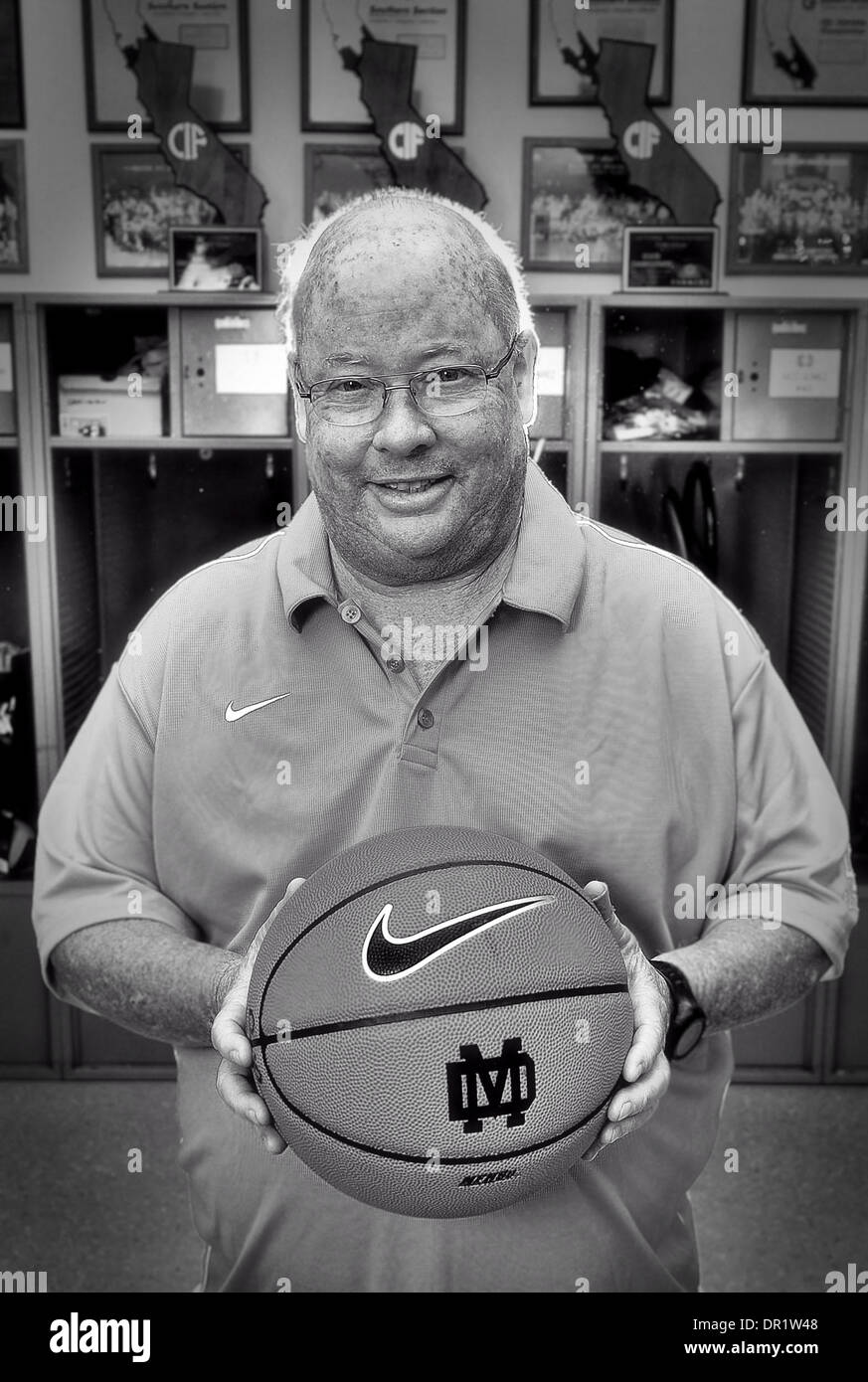 Santa Ana, CA, . 29th Oct, 2013. Mater Dei High School Head Coach Gary ...