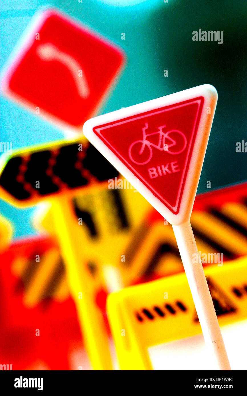 toy road signs Stock Photo - Alamy