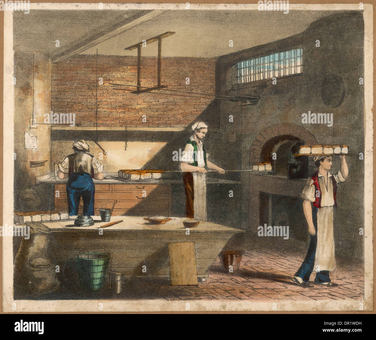 Bread shop 19th century hi-res stock photography and images - Alamy