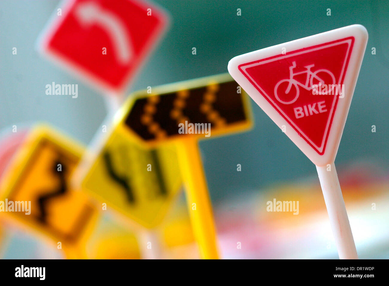 toy road signs Stock Photo - Alamy