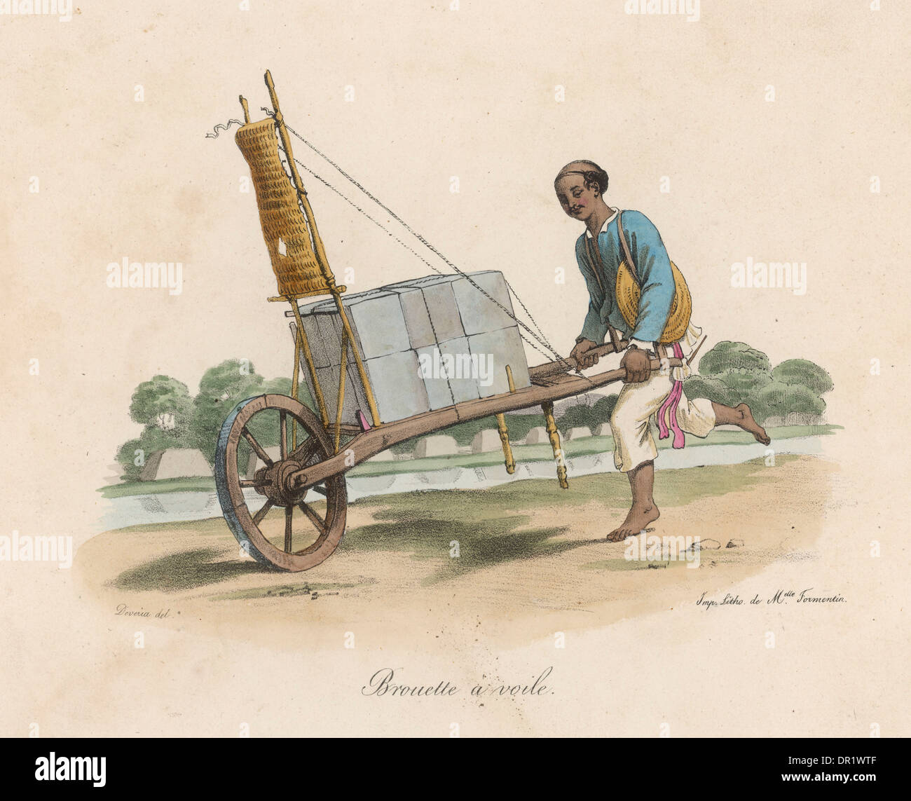 TRANSPORTING CUT STONE Stock Photo - Alamy