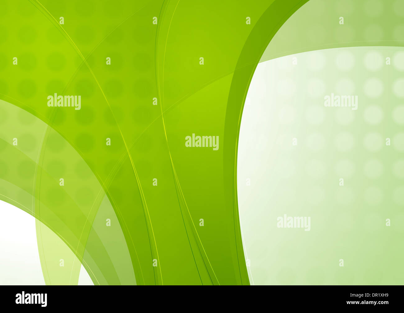 Abstract green wavy background. Vector design eps 10 Stock Photo - Alamy