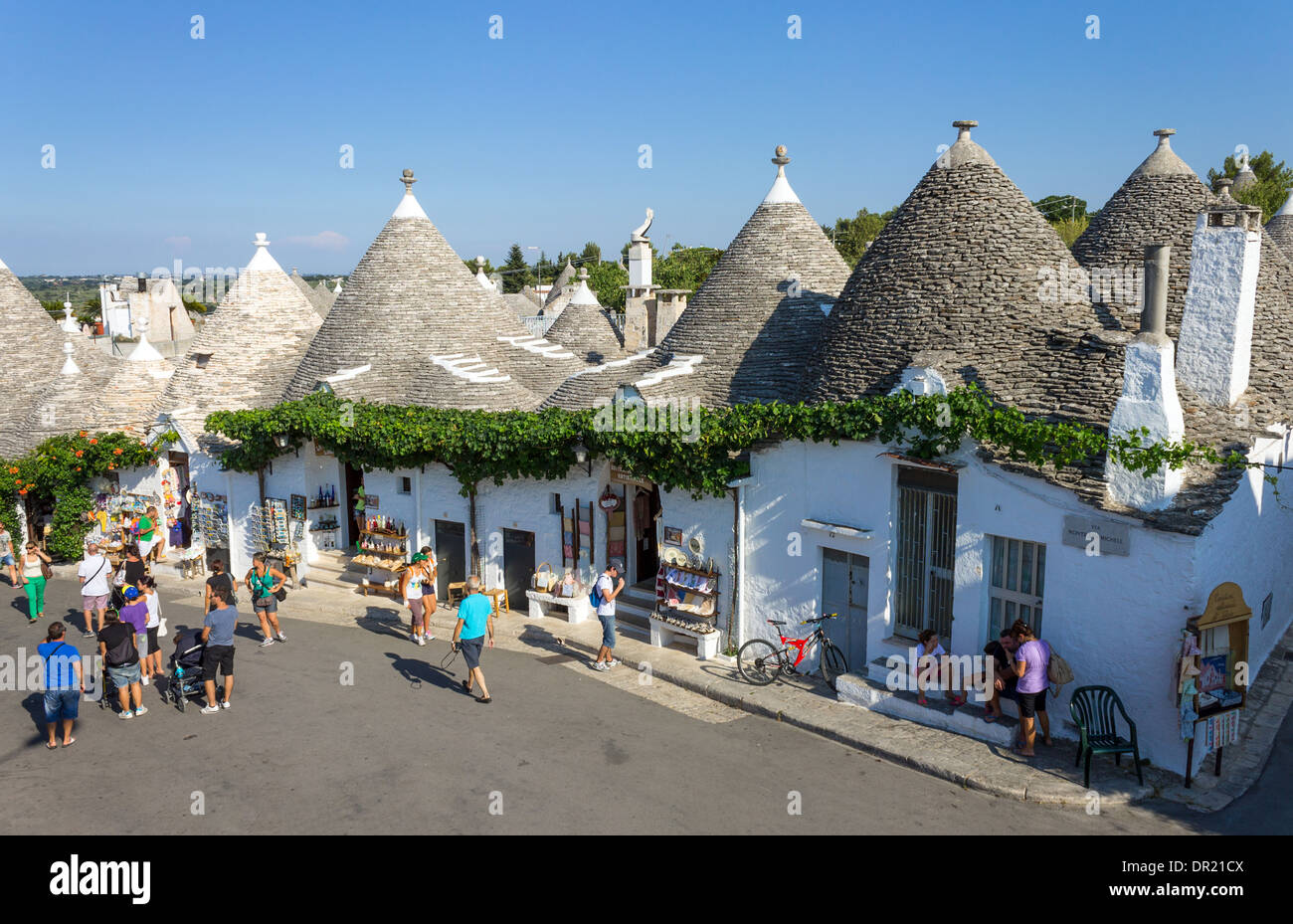 Italy. Apulia. Alberobello, trulli, typical houses Stock Photo - Alamy