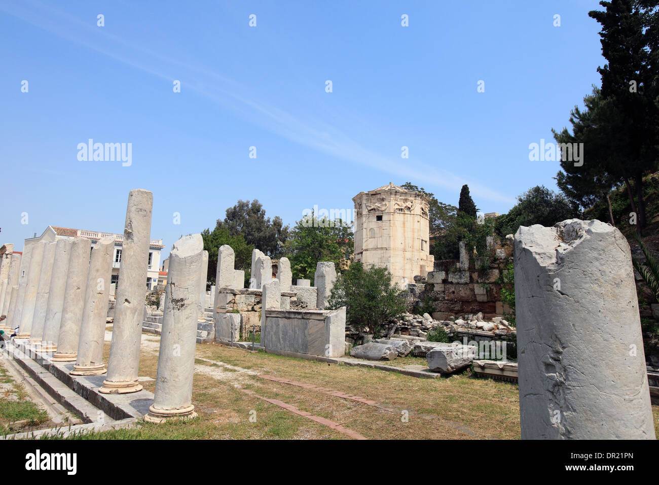 greece attica athens the archaeological site of the roman agora and the ...