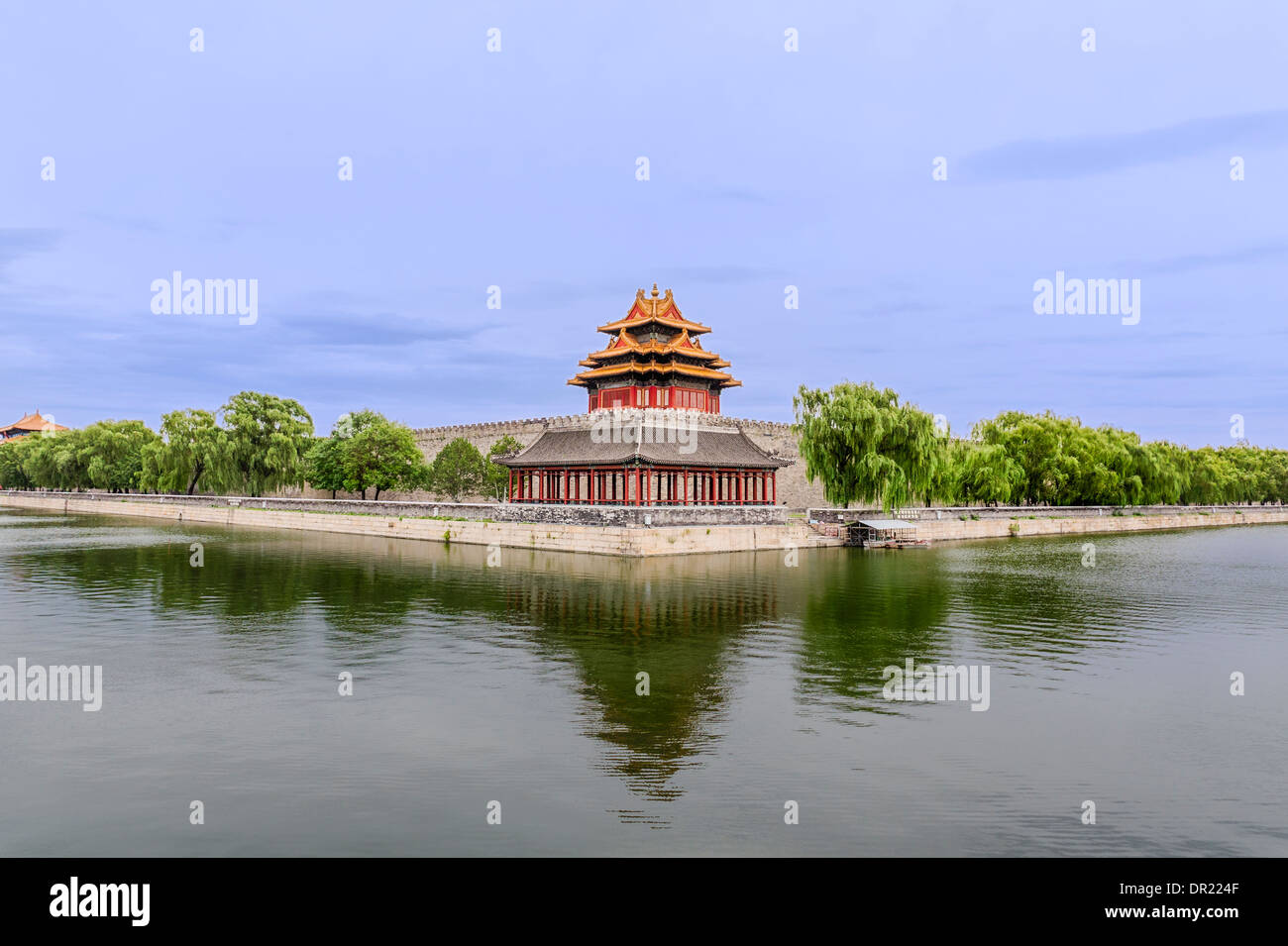 Moat and Forbidden City, Beijing, China Stock Photo - Alamy
