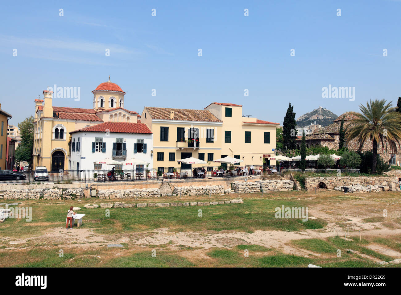 greece attica athens the archaeological site of the roman agora and the ...
