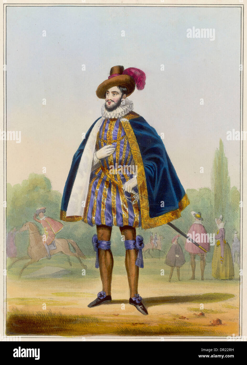 MAN OF JAMES I REIGN Stock Photo - Alamy