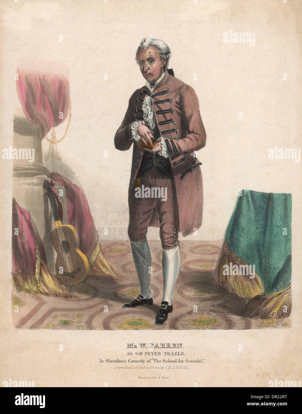 William farren as sir peter teazle hi-res stock photography and images ...