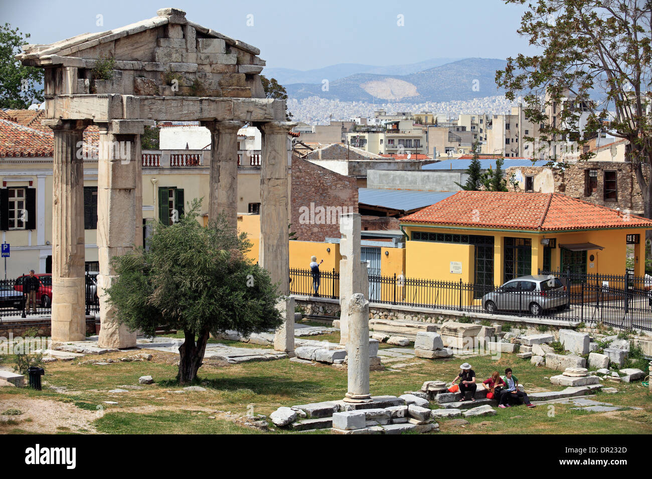 greece attica athens the archaeological site of the roman agora and the ...