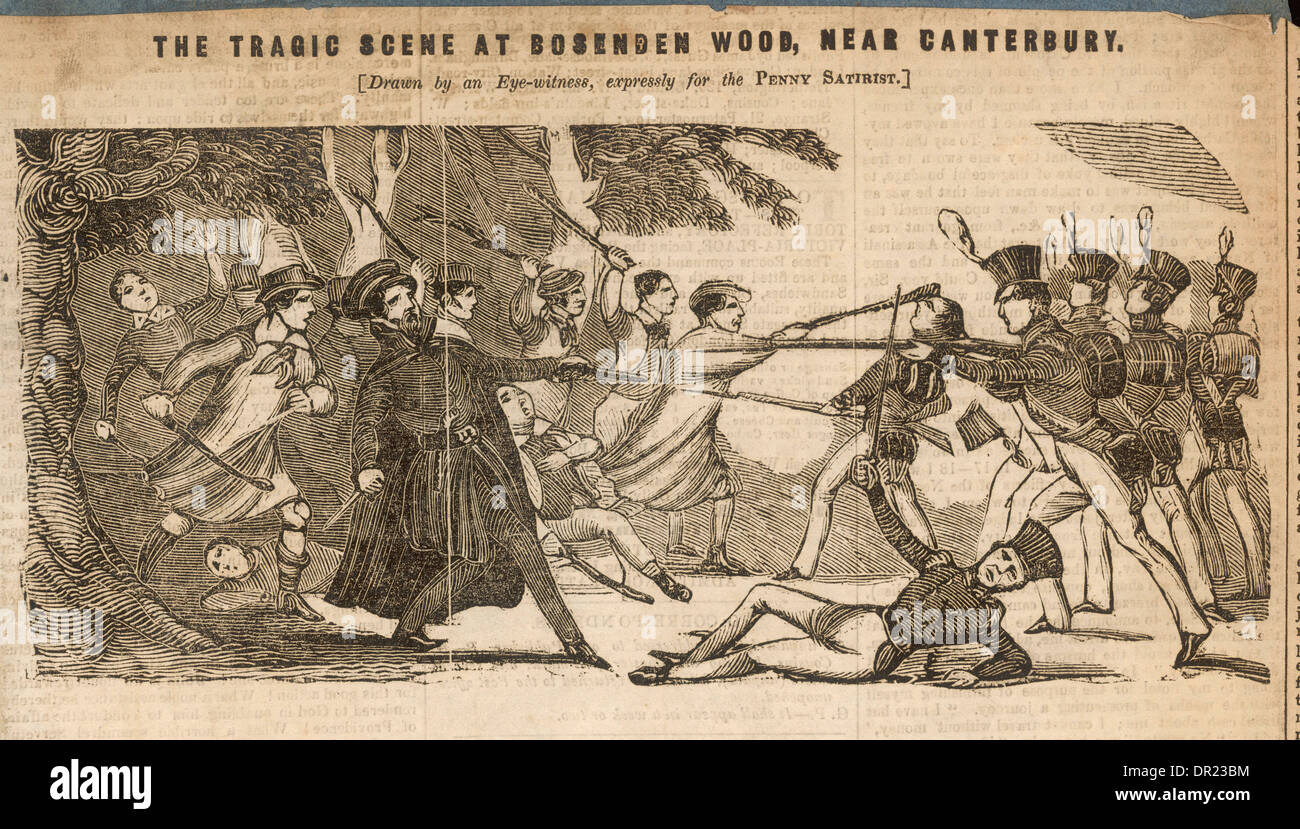BATTLE OF BOSSENDEN WOOD Stock Photo - Alamy