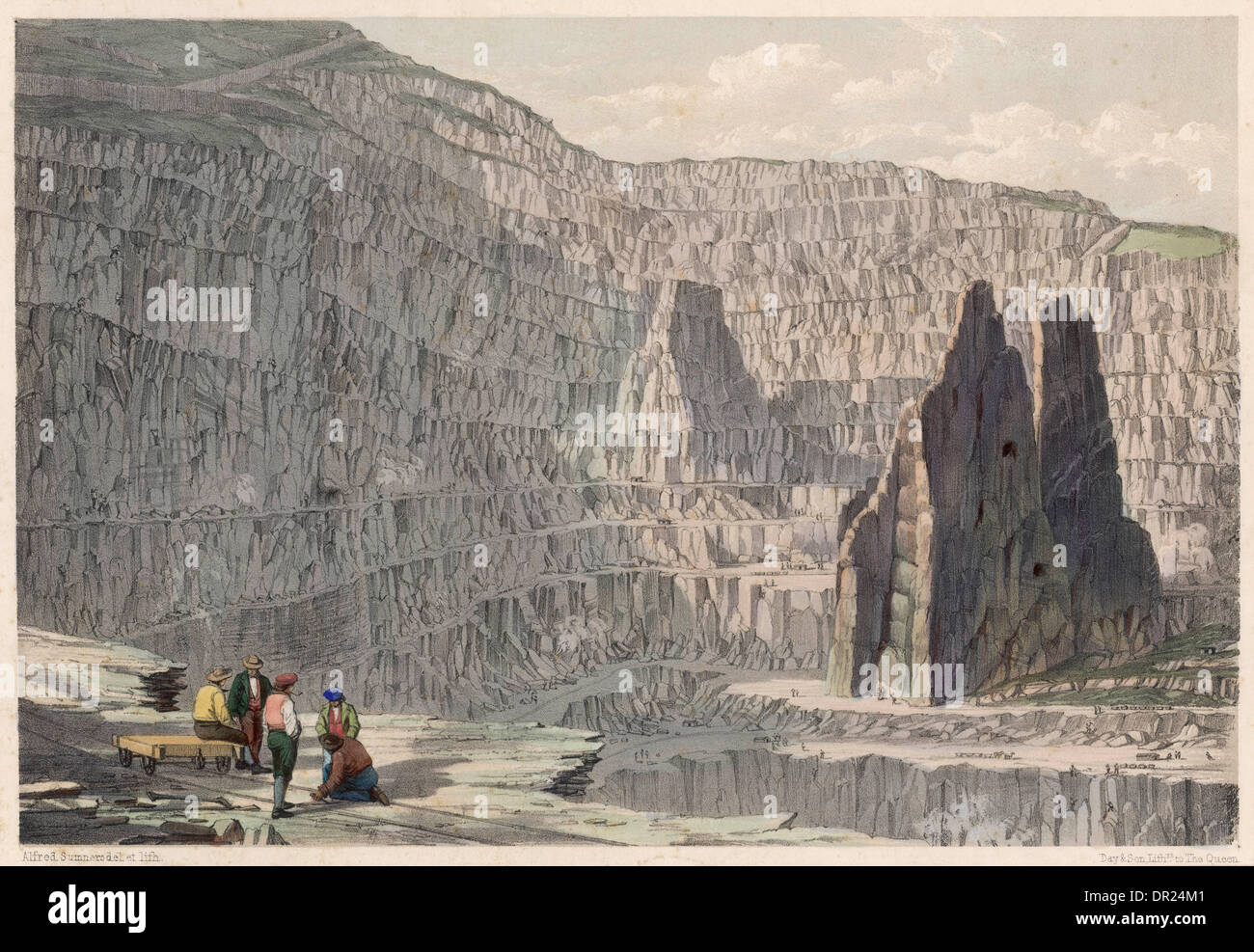 PENRHYN QUARRIES - 3 Stock Photo - Alamy