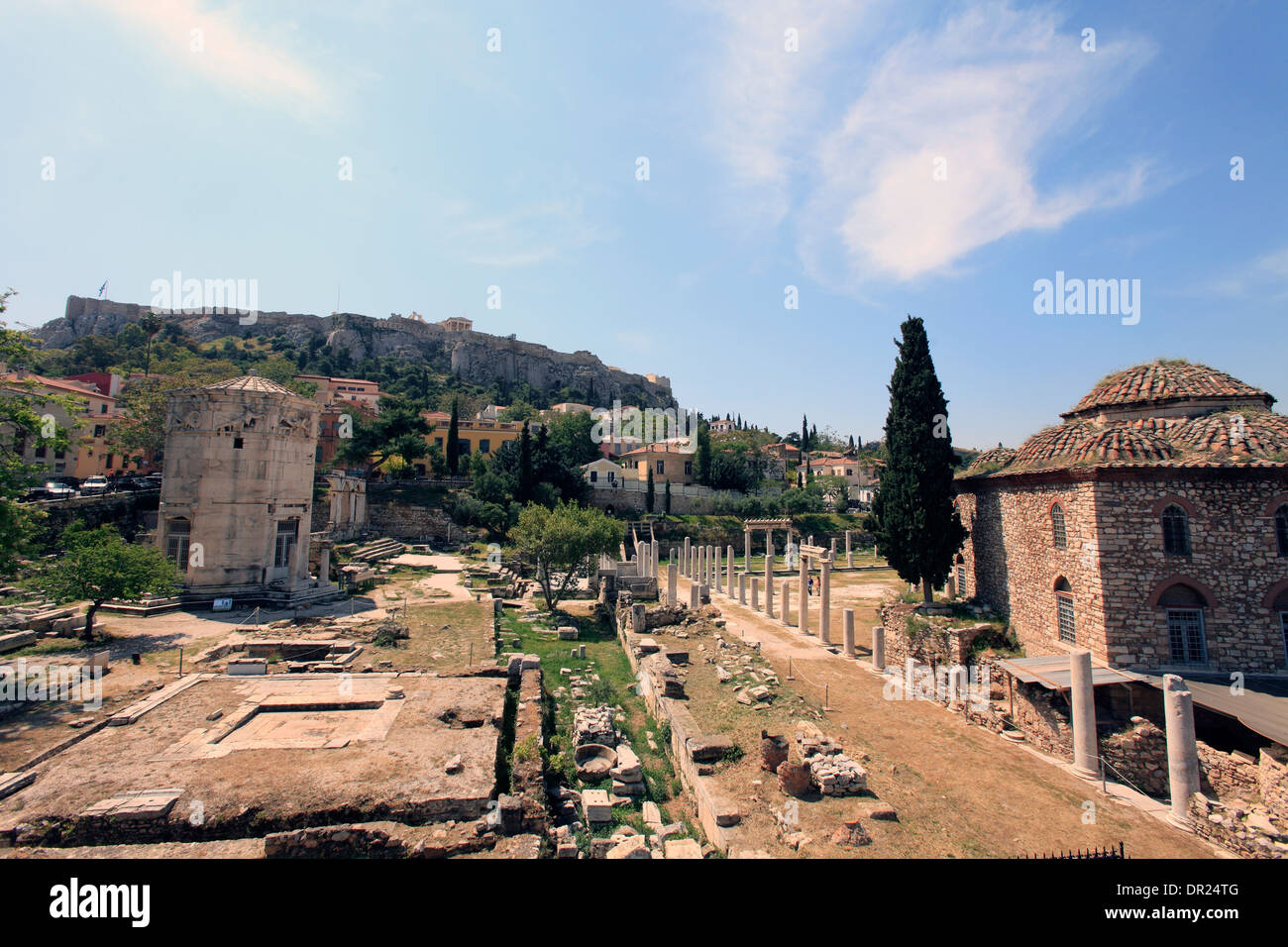 greece attica athens the archaeological site of the roman agora and the ...
