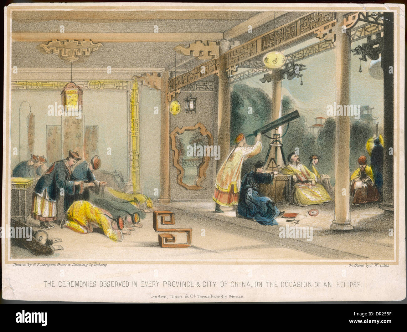 CHINESE ECLIPSE CEREMONY Stock Photo - Alamy