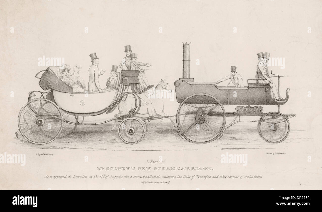GURNEY'S STEAM CARRIAGE Stock Photo - Alamy