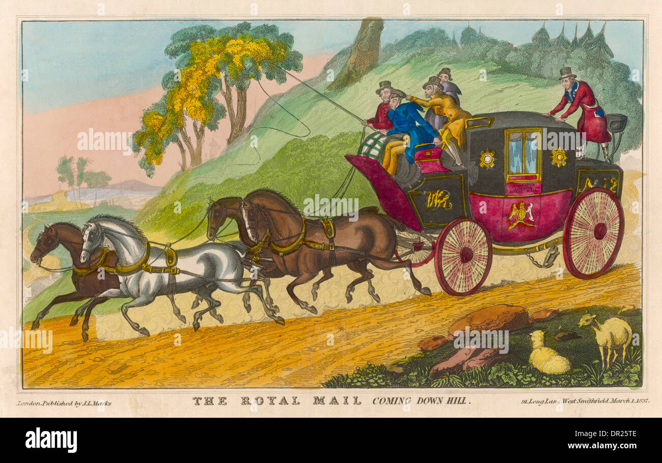 Royal mail coaches hi-res stock photography and images - Alamy