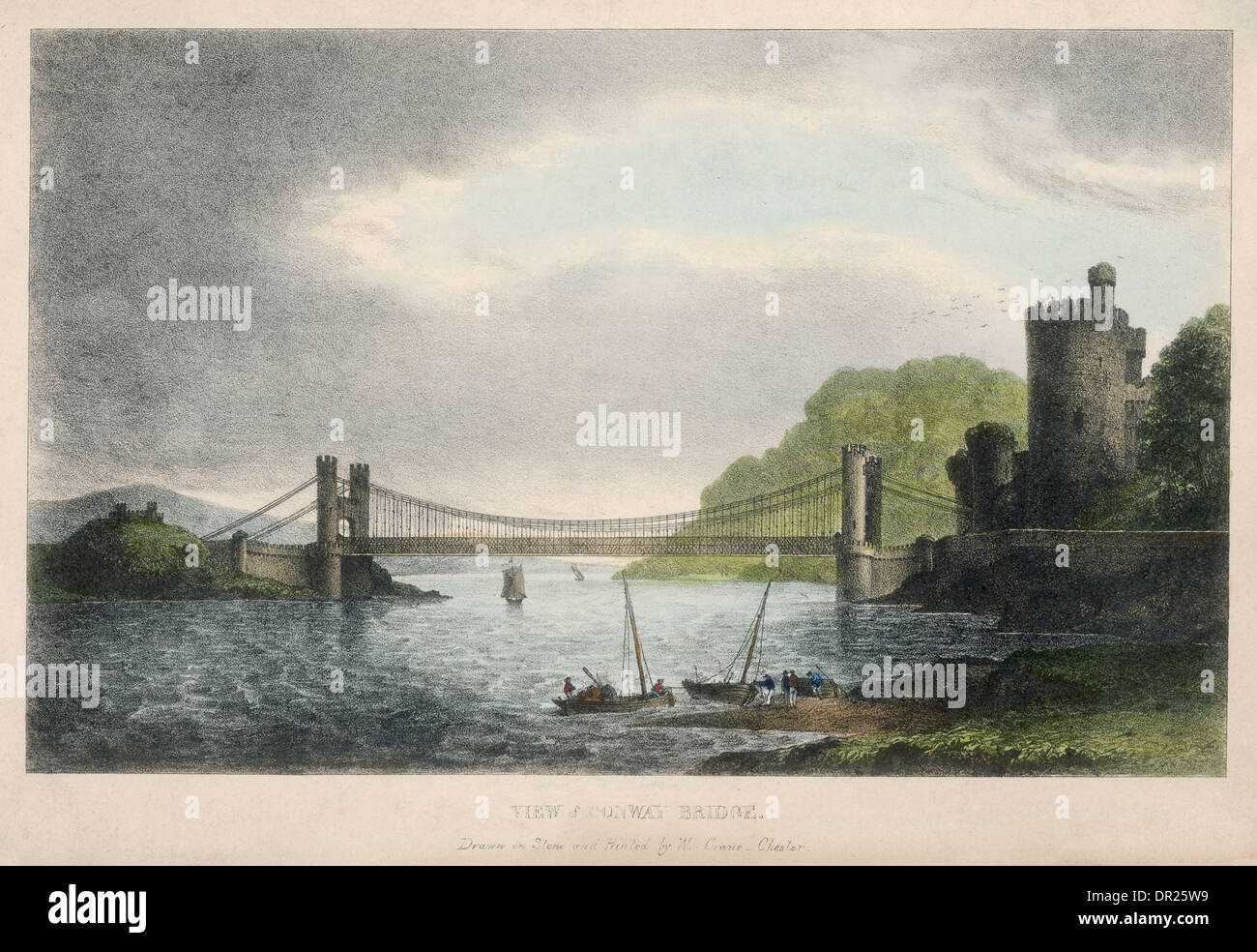 CONWAY BRIDGE / WALES Stock Photo - Alamy