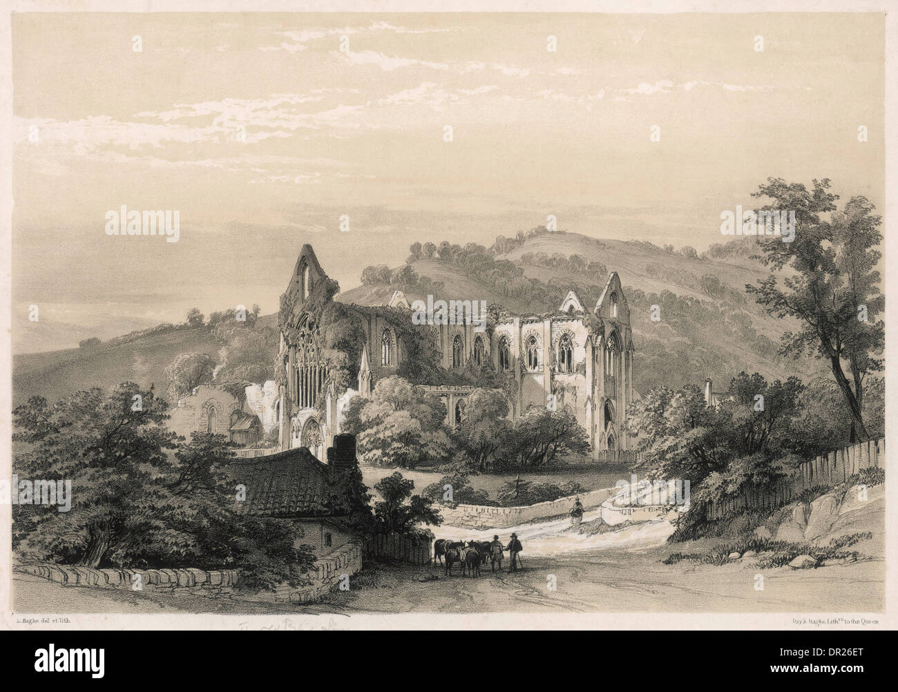 Old tintern abbey hi-res stock photography and images - Alamy