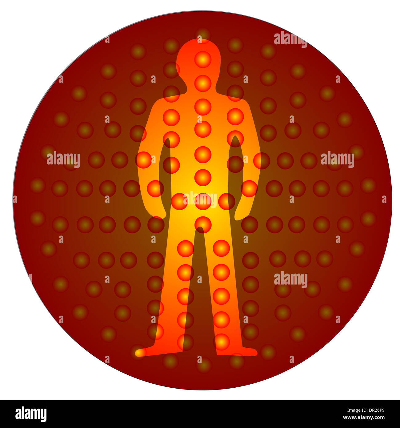 The standing man from the stop traffic signal Stock Photo - Alamy