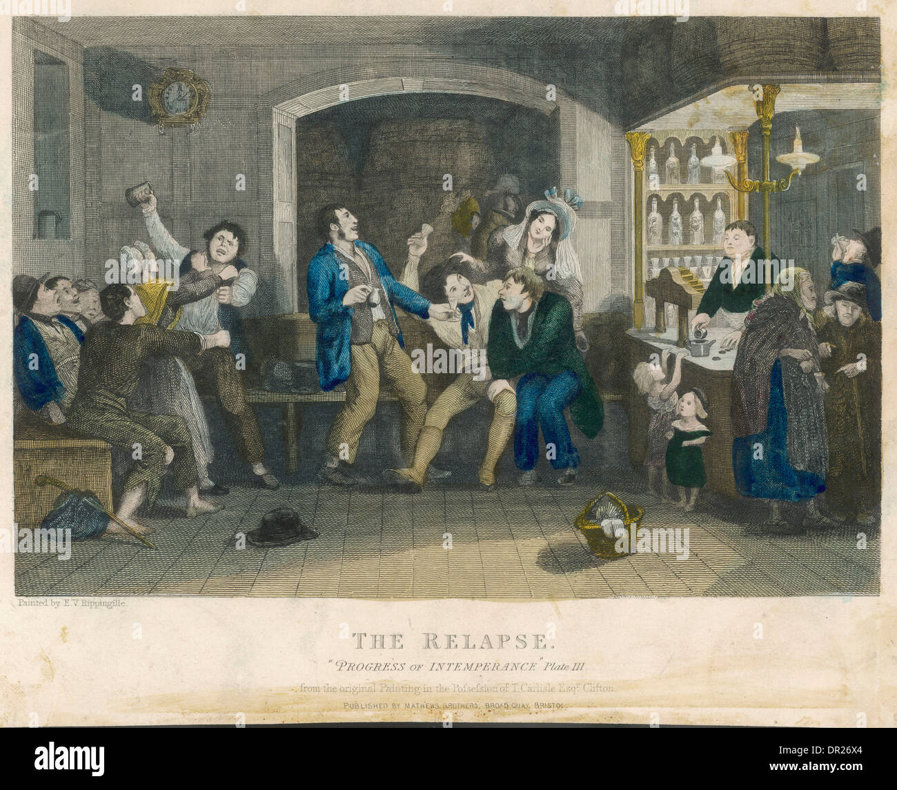 TYPICAL SCENE IN PUB Stock Photo - Alamy