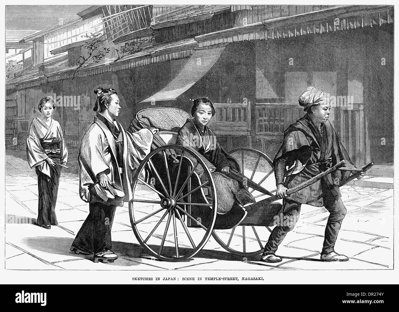 Japanese rickshaws hi-res stock photography and images - Alamy