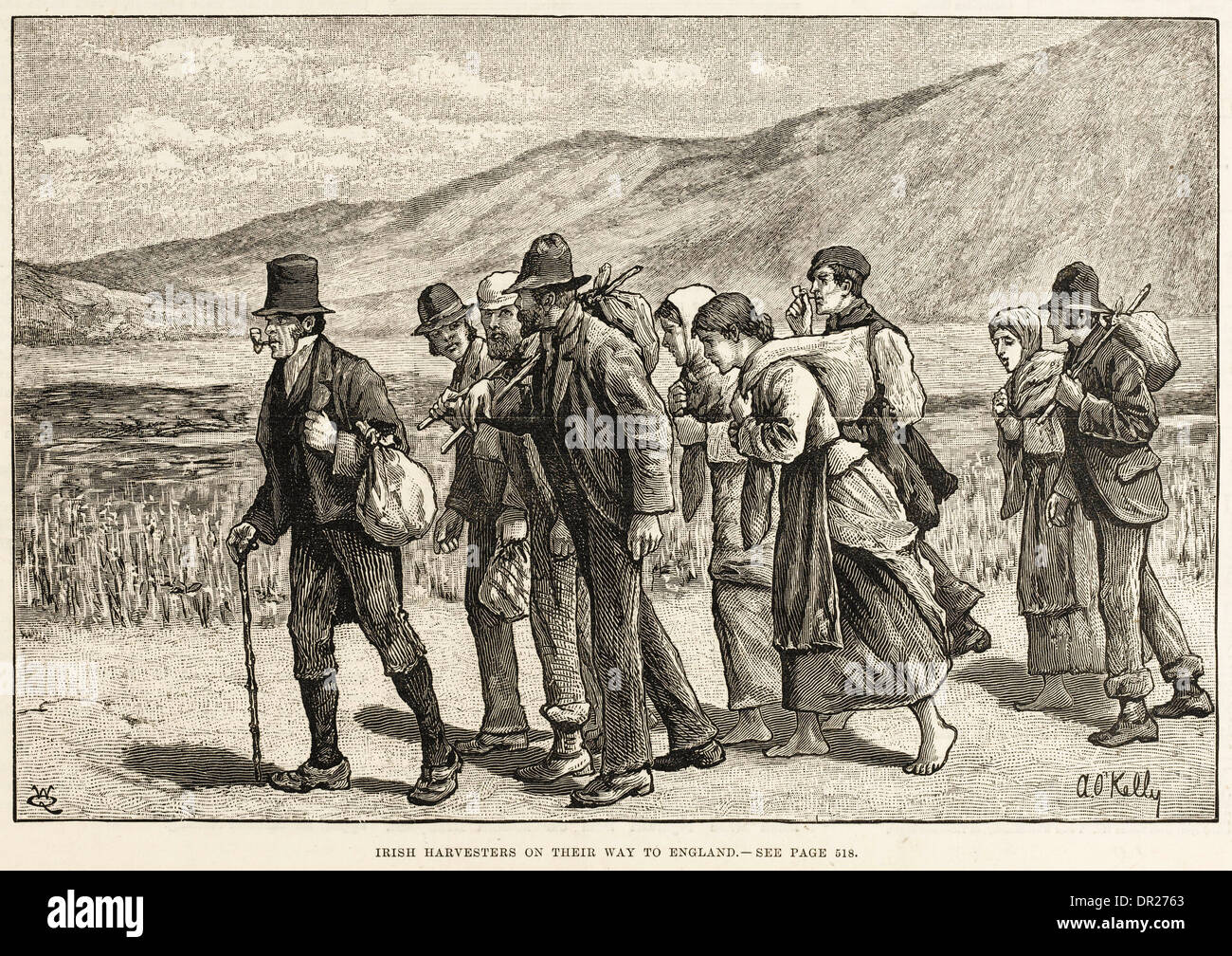 Irish harvesters hi-res stock photography and images - Alamy