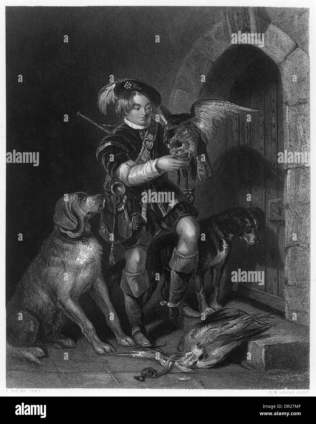 Falconer medieval hi-res stock photography and images - Alamy