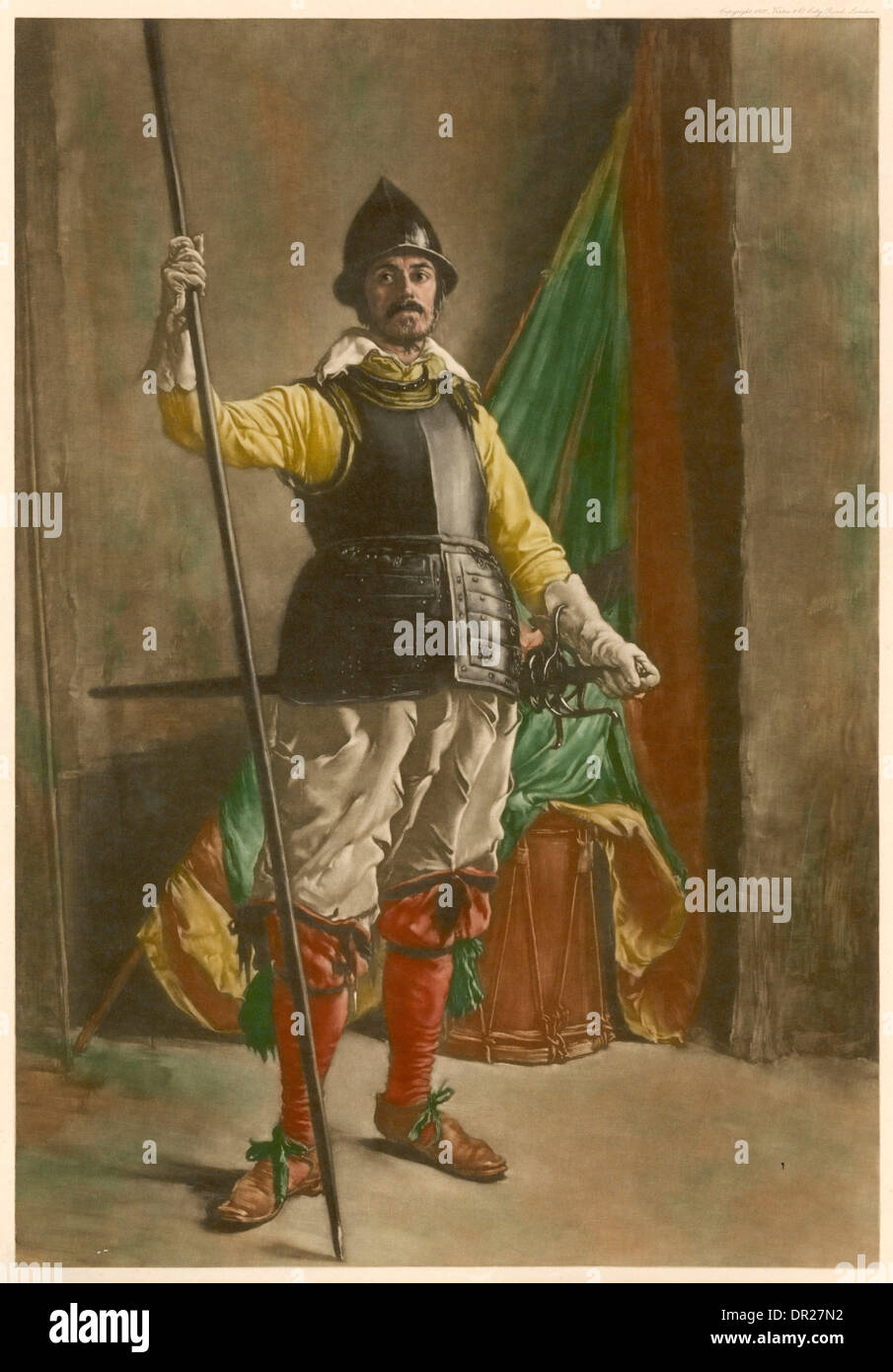 17TH CENTURY PIKEMAN Stock Photo - Alamy