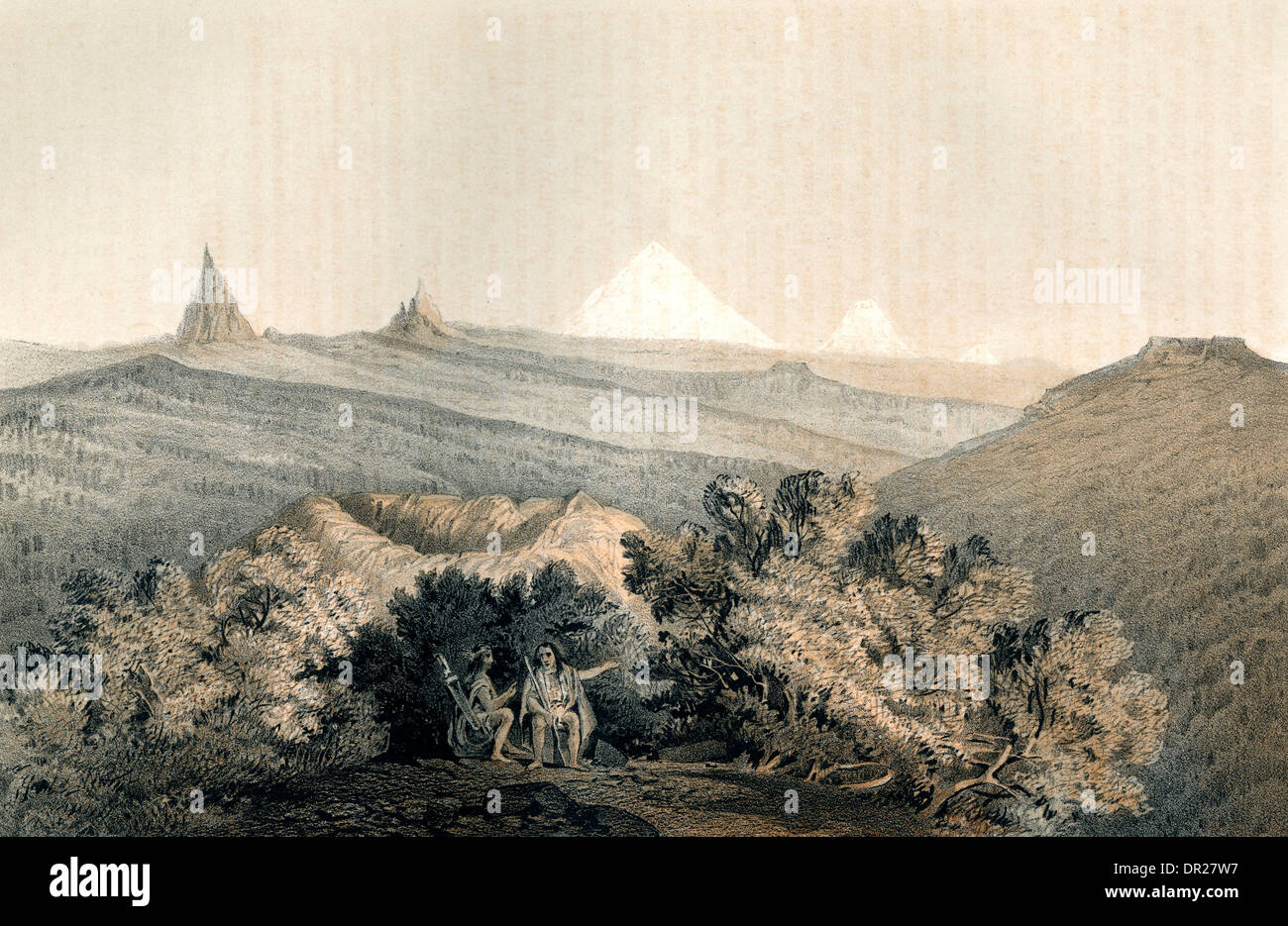 Native americans in mountains hi-res stock photography and images - Alamy